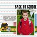 School Digital Scrapbook Kit - "back to School" Digital Scrapbook ...