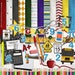 School Digital Scrapbook Kit back to School Digital Scrapbook Papers ...