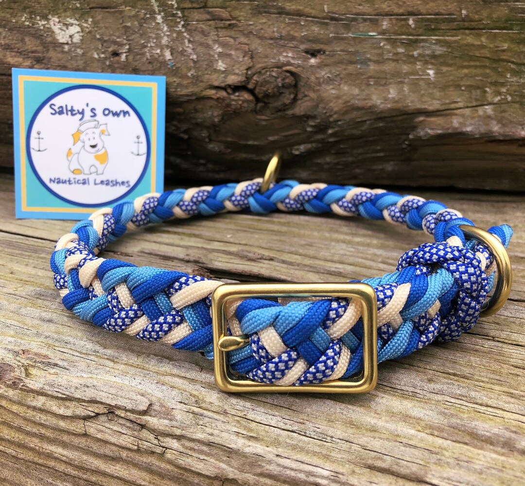 Snowfall Paracord Collar - Etsy