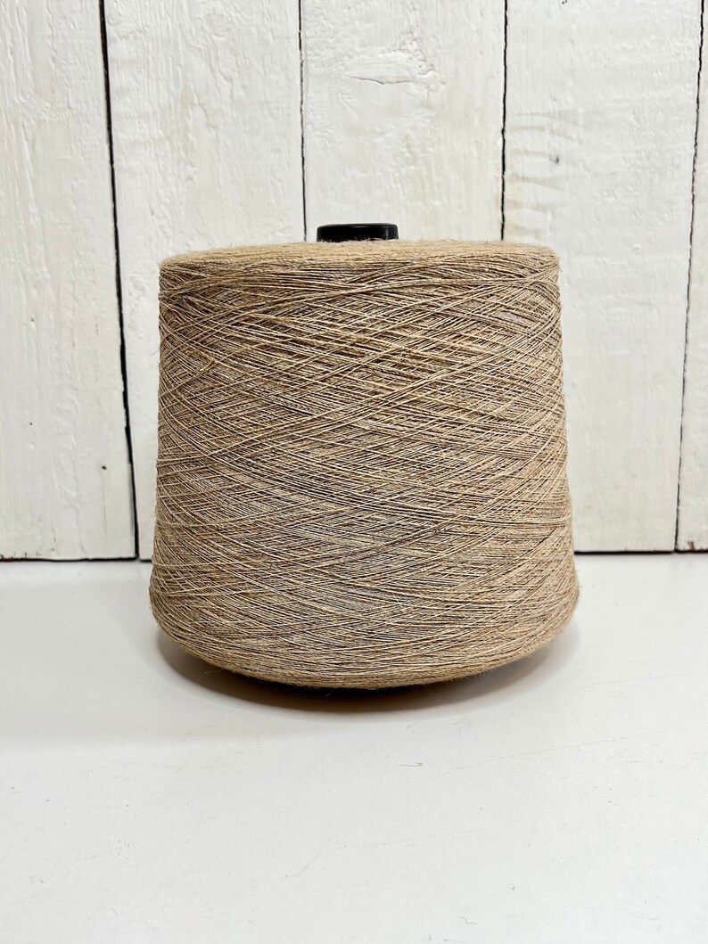 Linen Yarn on Cone and Linen Yarn Cakes, Natural Linen Yarn, Lace ...