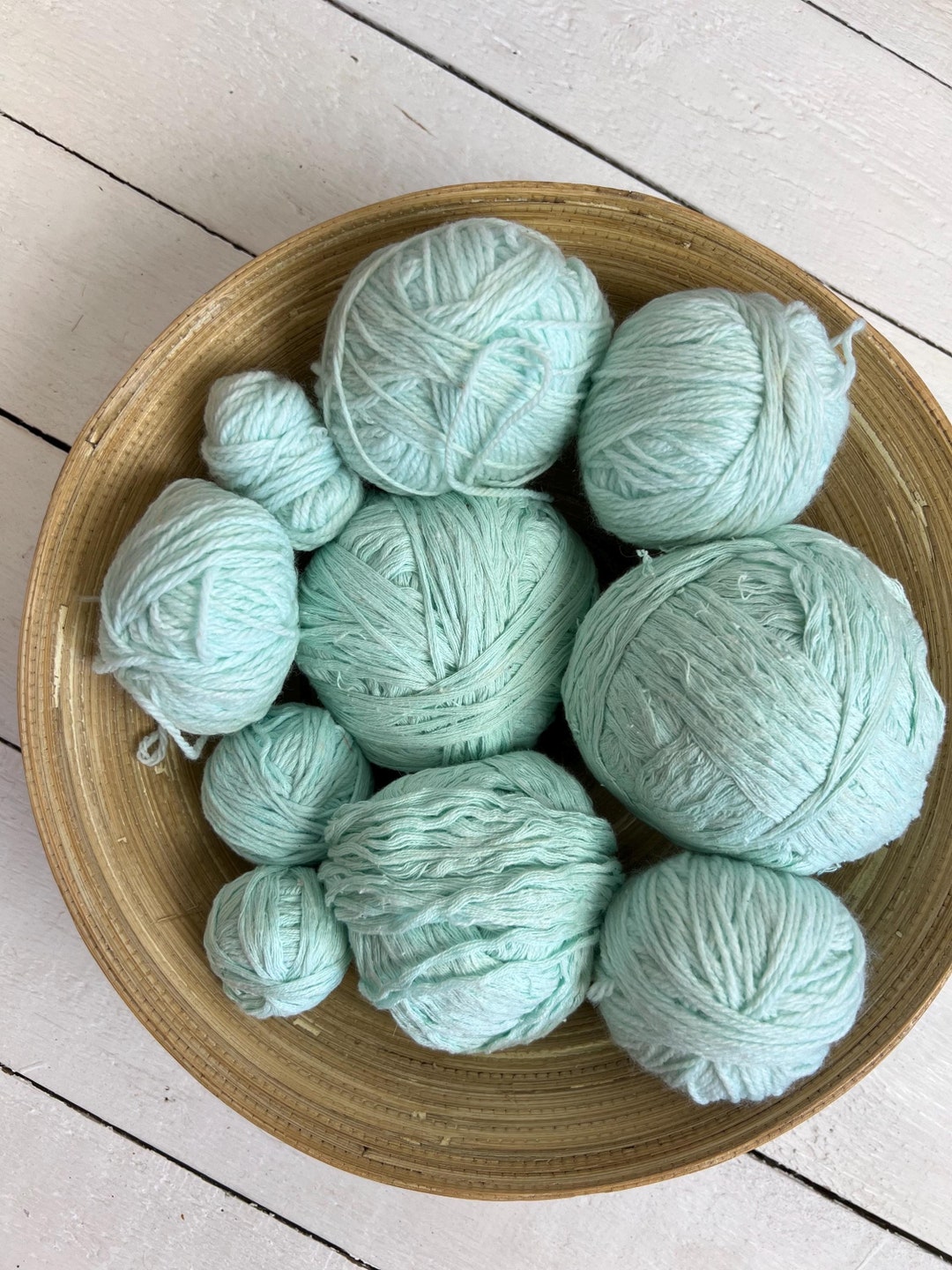 Mint Yarn Destash Bundle: Assorted Light Weight Yarns (14.18 Oz) - Etsy