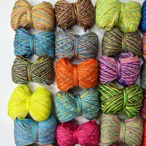 Mini Yarn Skeins for Colorful Crafts Cotton Yarns Crochet - Etsy