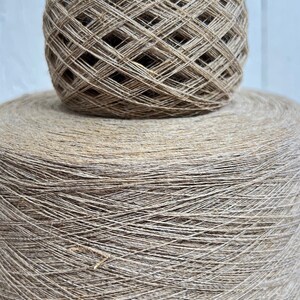 Linen Yarn on Cone and Linen Yarn Cakes, Natural Linen Yarn, Lace ...