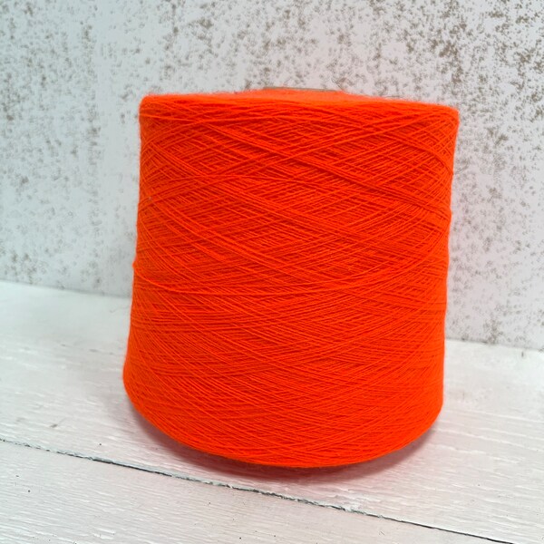 Bright Orange Yarn - Etsy