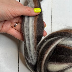 Chunky Wool Roving Balls for Hand-knitting and Wool Felting. Jumbo Wool ...