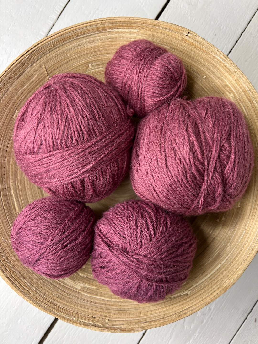 Pink Yarn Balls Destash Wool, Very Soft Pink Yarn, Light Purple Wool ...