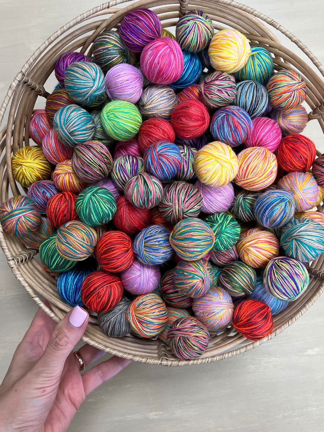 Custom Color Mini Yarn Balls, Yarn Boxes, Cotton Yarn for Crocheting ...