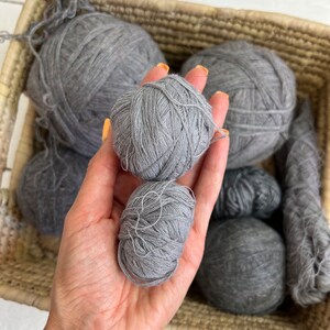 Gray Yarn Bundle, Assorted Grey Yarn Box for Crafts, Destash Yarn Lot ...