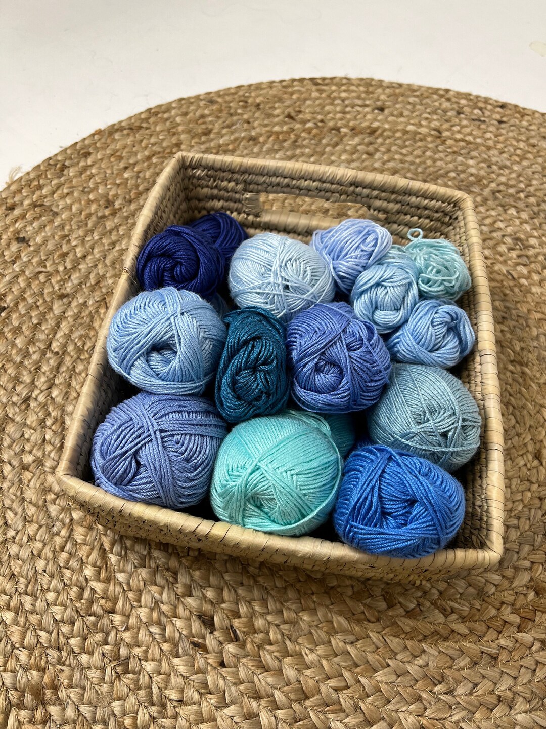 Blue Yarn Bundle, DK Weight Yarn Skeins, Acrylic Yarn for Crafts, Very ...