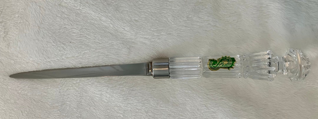 New Waterford Crystal Letter Opener Lismore Made in Ireland Labeled 10 ...