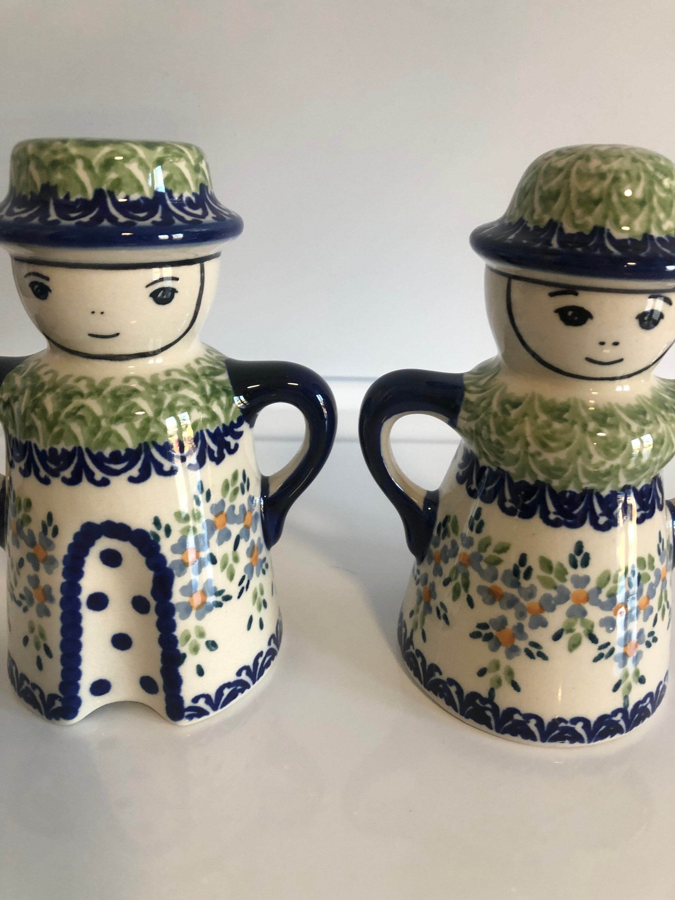 NEW Boleslawiec Handmade Poland D.haleta Unikat Shaker Pair - Etsy