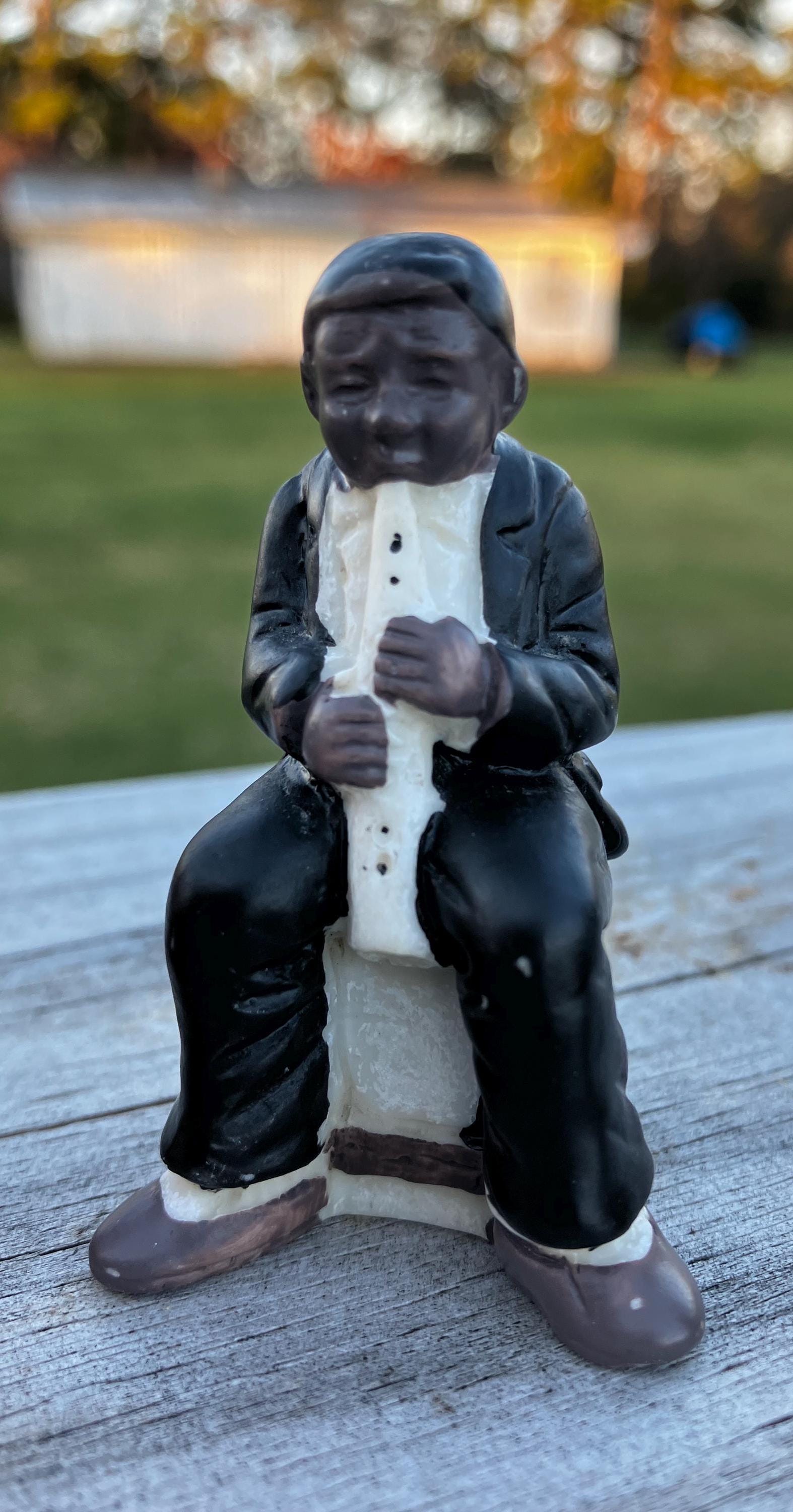 Vintage African American Miniature Jazz Band Quartet Musician Figurines ...