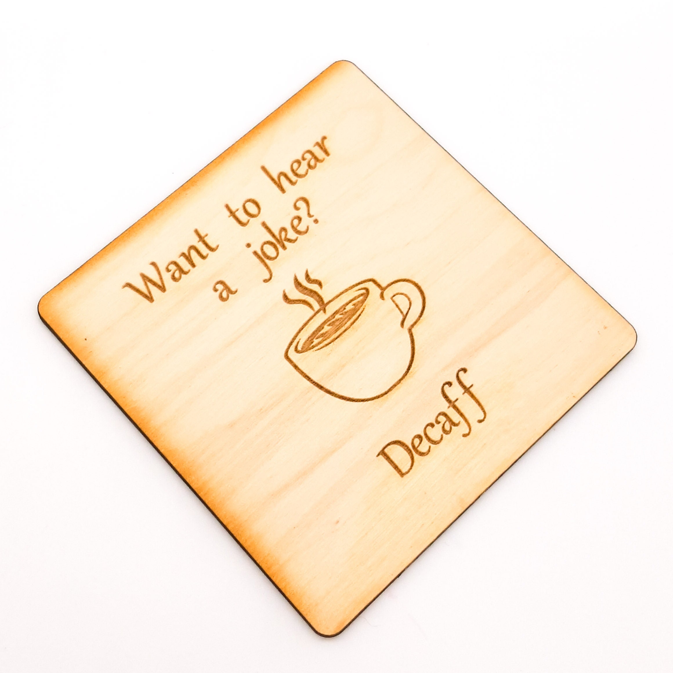 Coffee coaster fun coffee quote. Great gift for coffee | Etsy