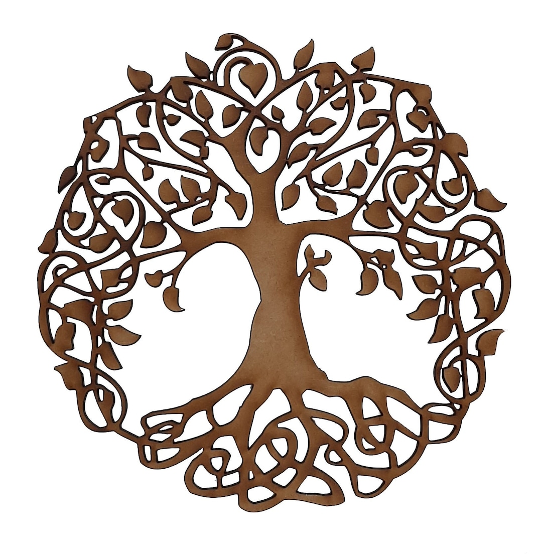 TREE OF LIFE Wooden Craft Blank, Available in 5 Differents Sizes. Wall ...
