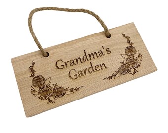 Oak Hanging Sign - Etsy