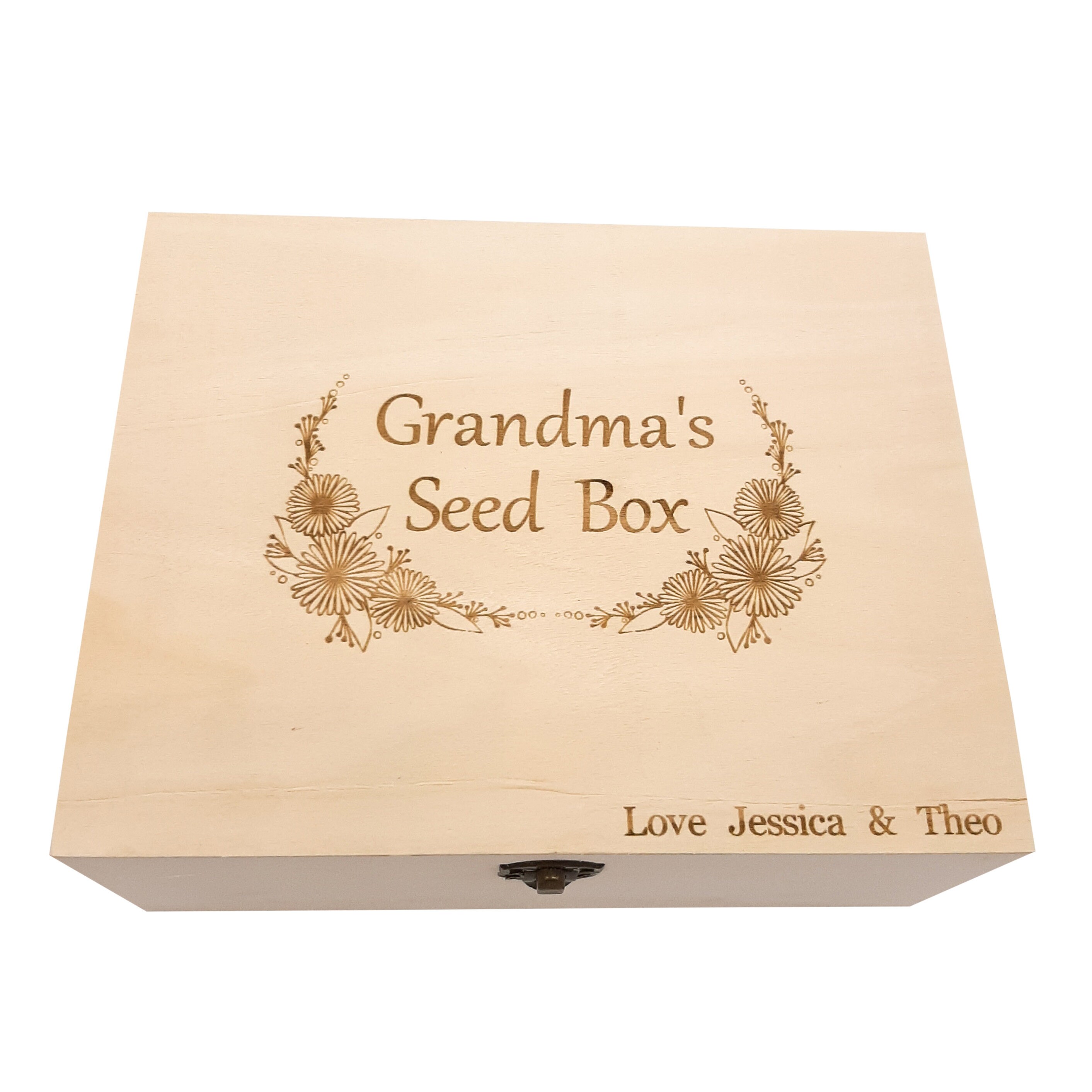 Gardening Gift Seed Box Personalised With Any Name & a - Etsy UK