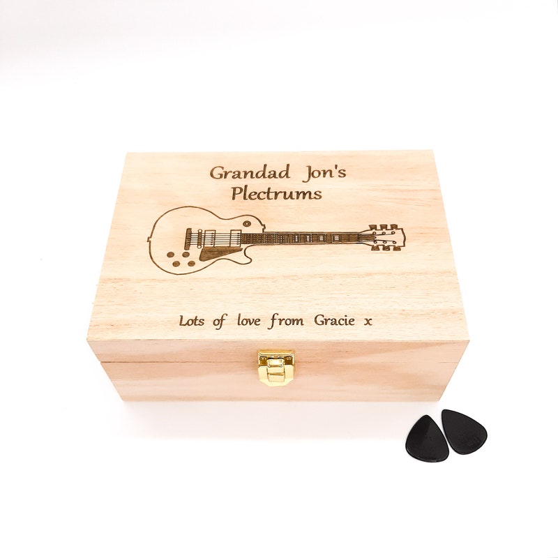 Guitar Pick Box - Etsy