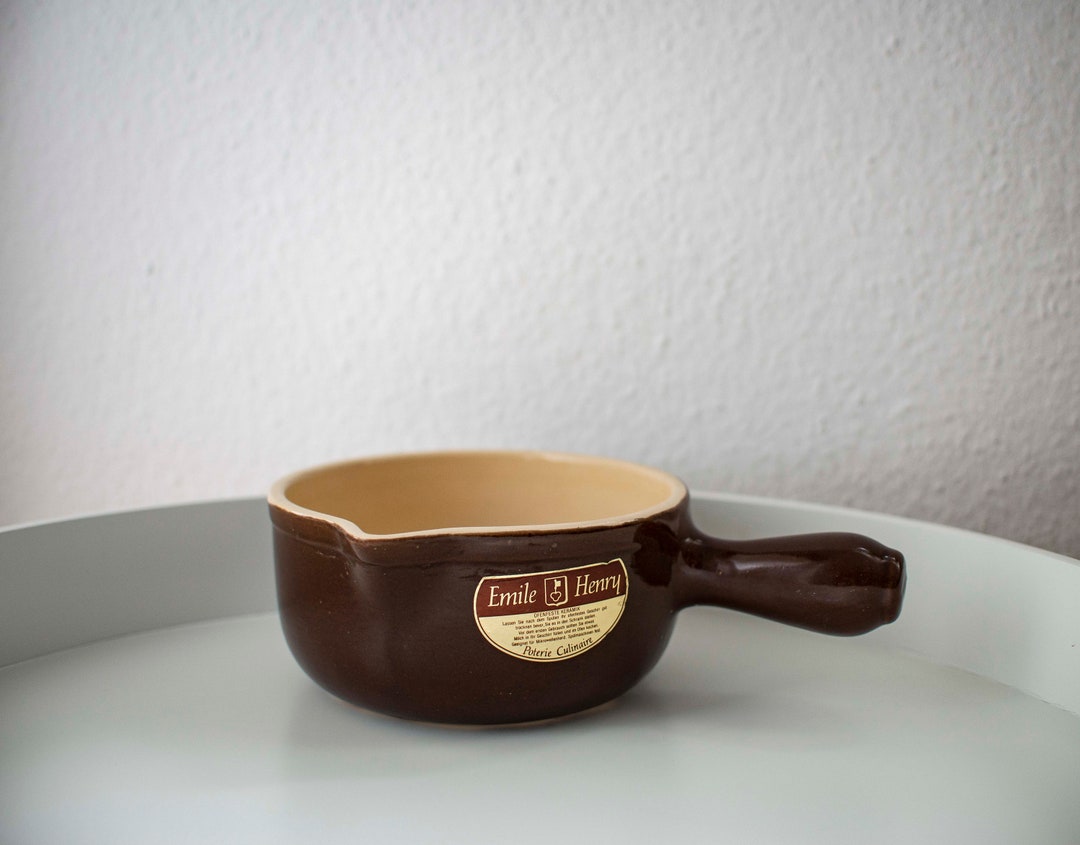 Vintage Backing Dish, Emile Henry Pottery, Vintage Ceramic Dish, 1970s ...