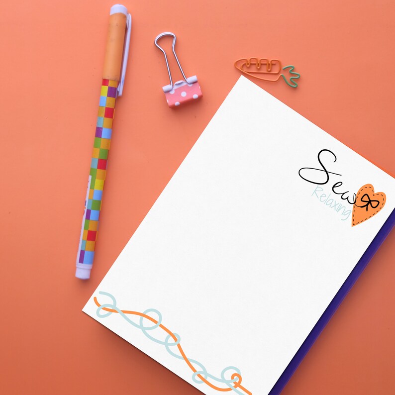 PRINTABLE Sewing Themed Letter Writing Stationary A4 Paper - Etsy