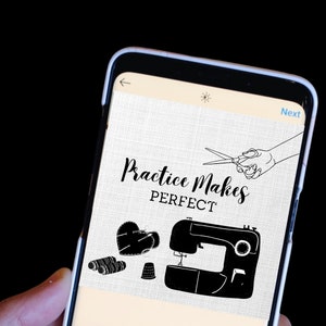 Instagram Post Template Sewing Quotes, Digital Download Premade Ready ...