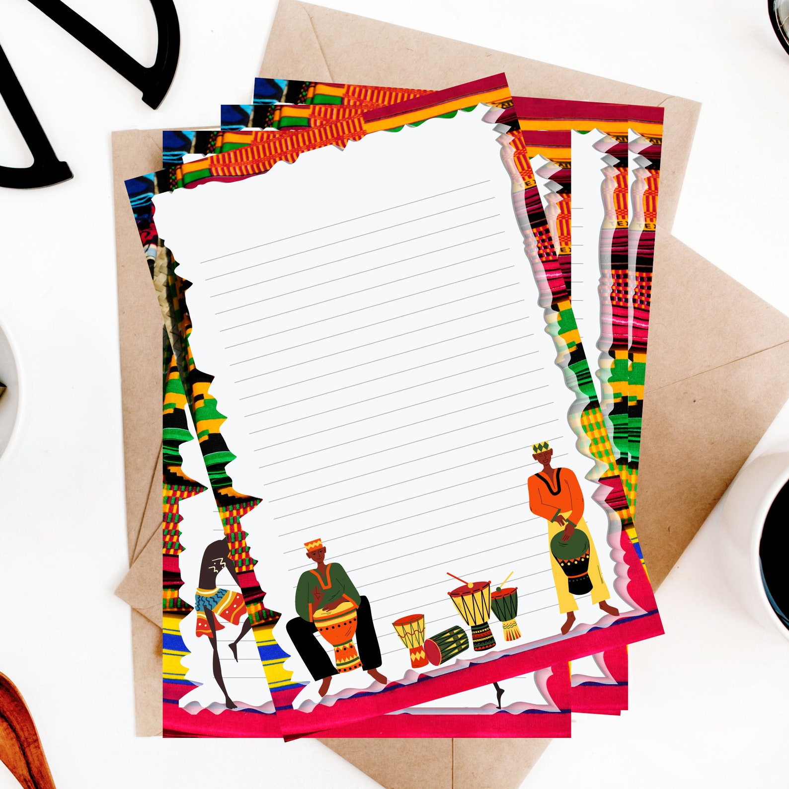 PRINTABLE Letter Writing Stationary A4 Paper Digital - Etsy