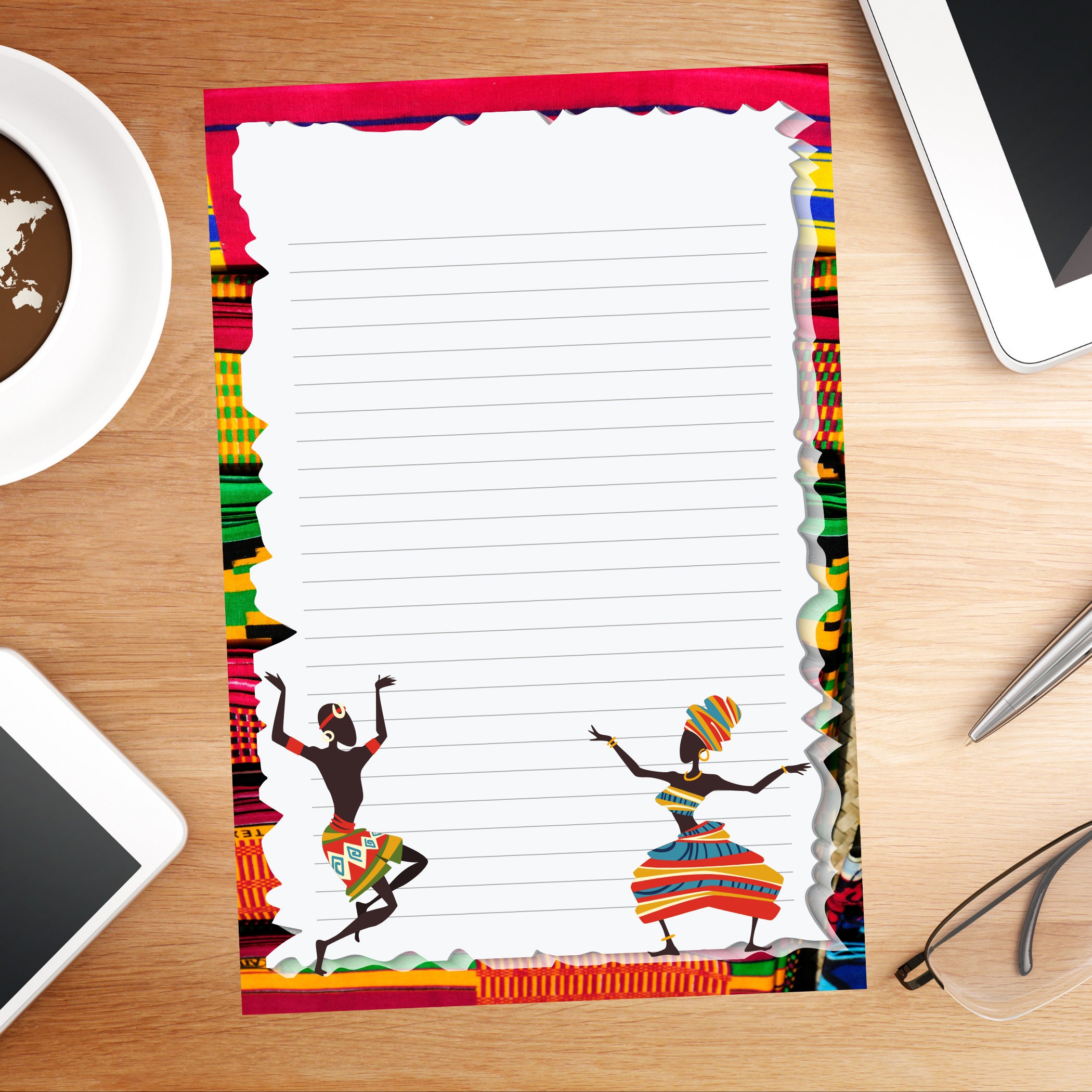 PRINTABLE Letter Writing Stationary A4 Paper Digital - Etsy Singapore