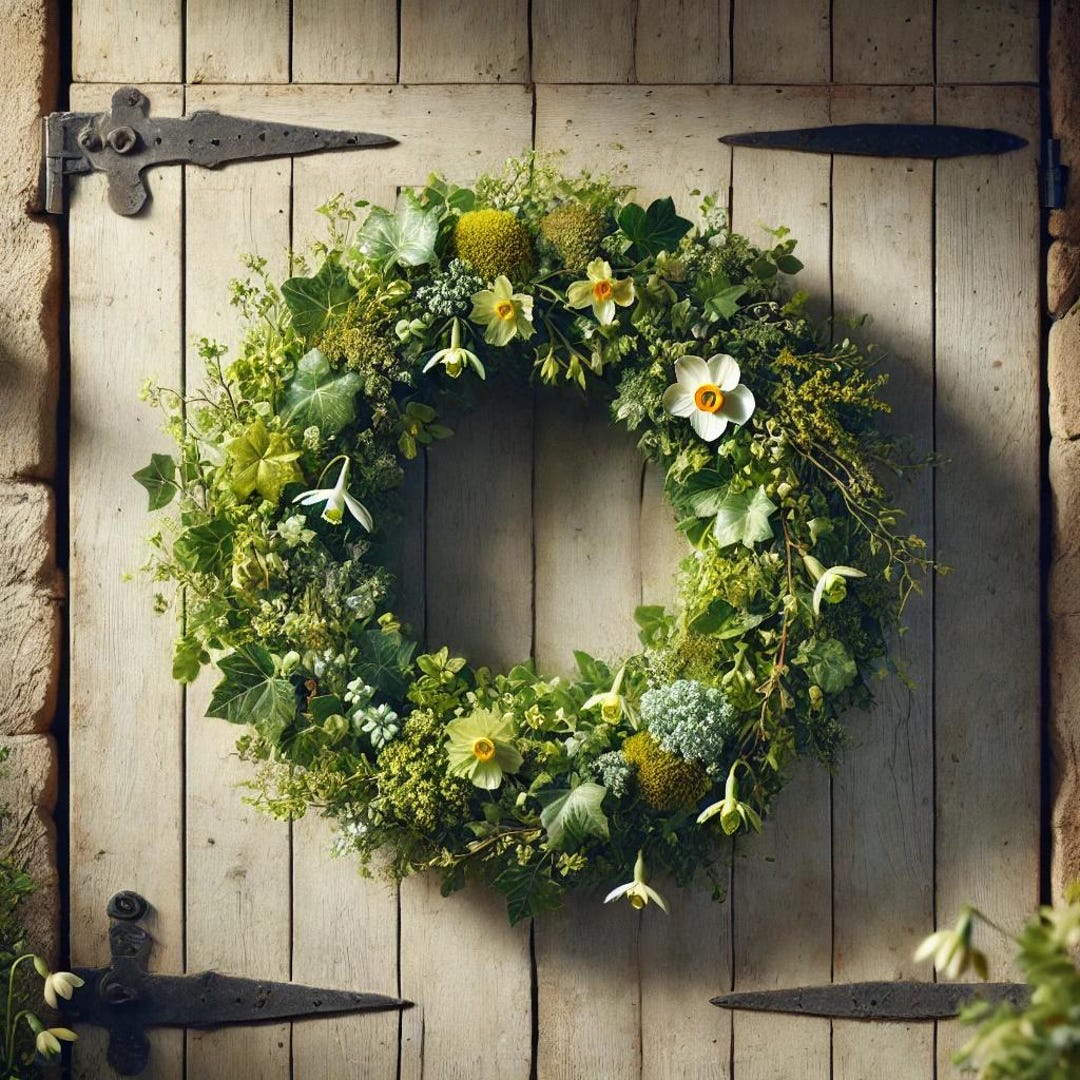 Fresh Wreath Making Kit, Box of Foliage and Flowers for Wreath Making ...