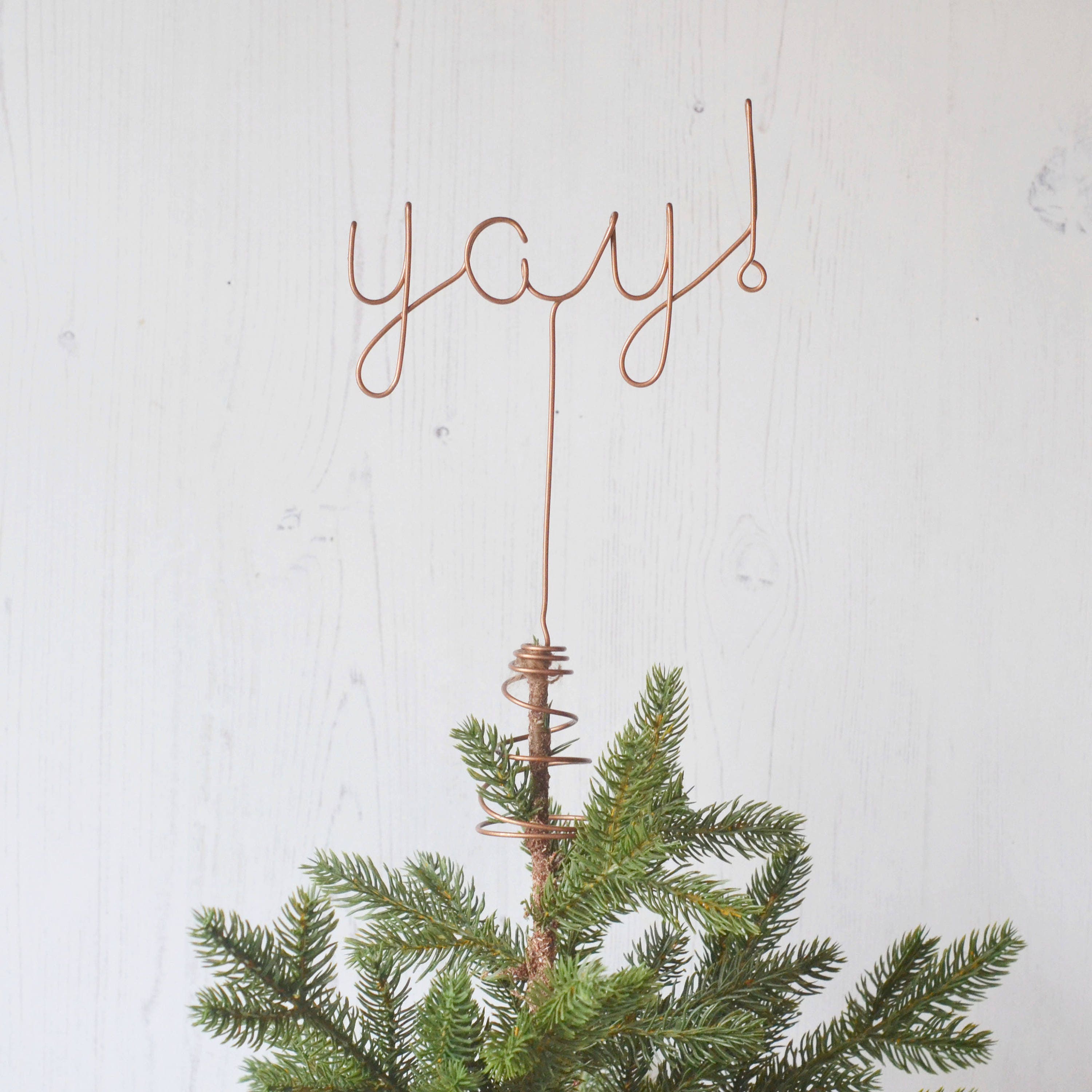 Yay Wire Christmas Tree Topper - Etsy