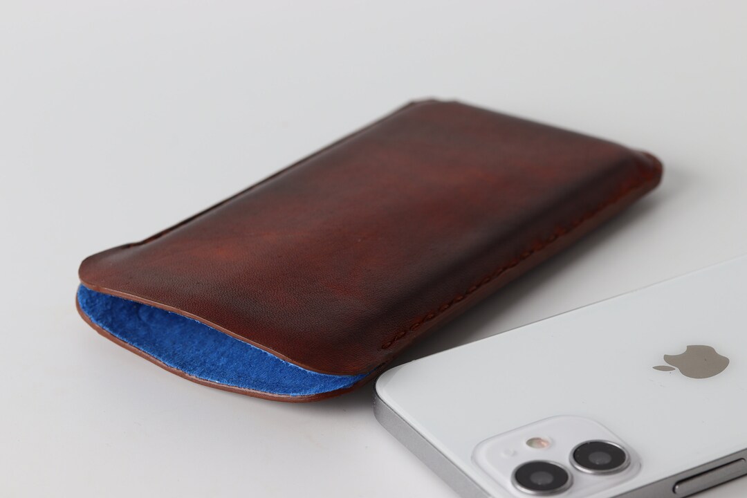 IPhone 12 Mini Leather Sleeve / iPhone SE 2020 Leather Sleeve / iPhone ...