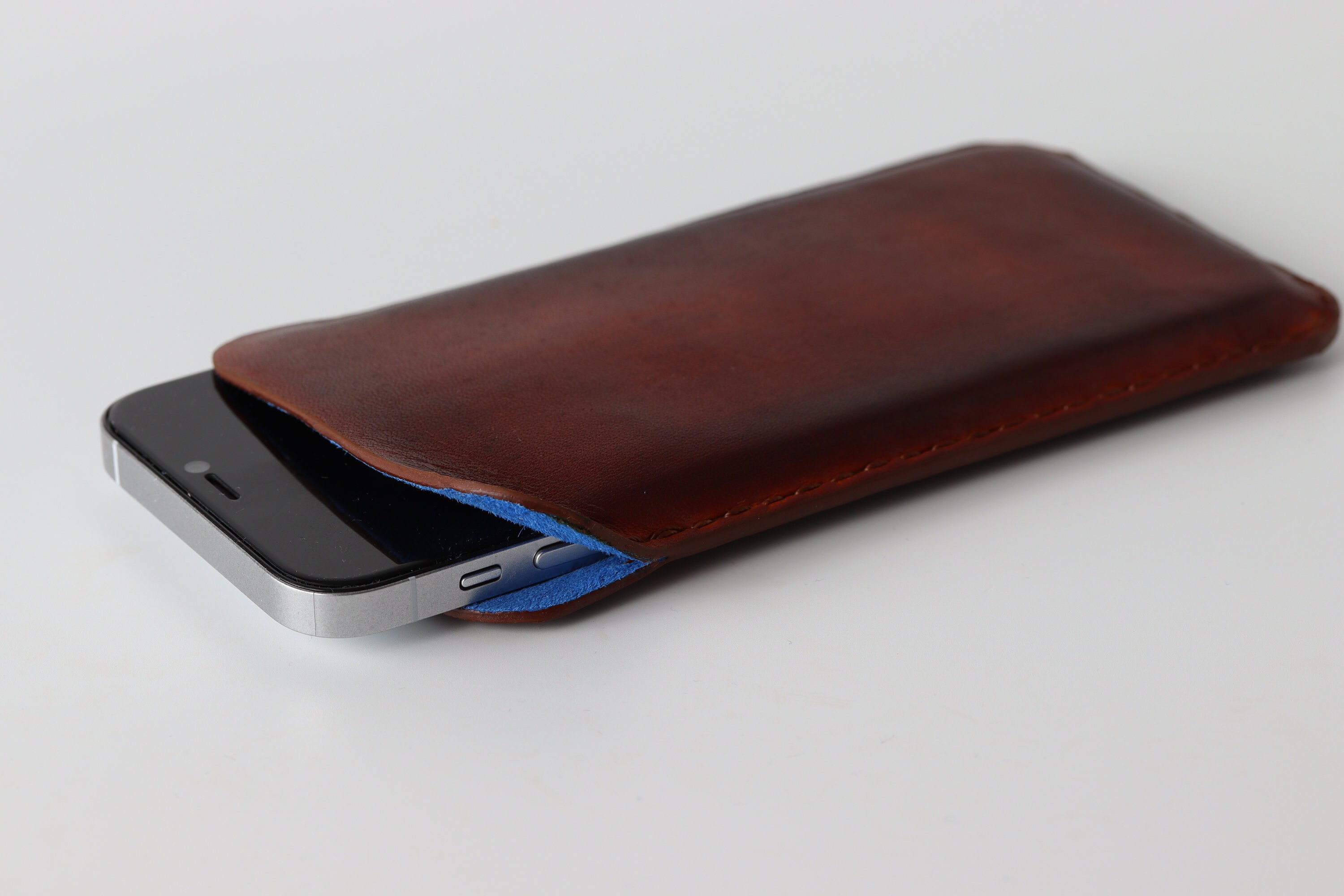 Iphone 12 Mini Leather Sleeve / Iphone SE 2020 Leather Sleeve - Etsy UK