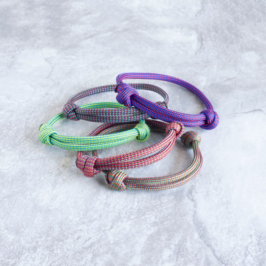 Colorful Paracord Bracelet - Adjustable Color Changing Bracelet - Gifts ...