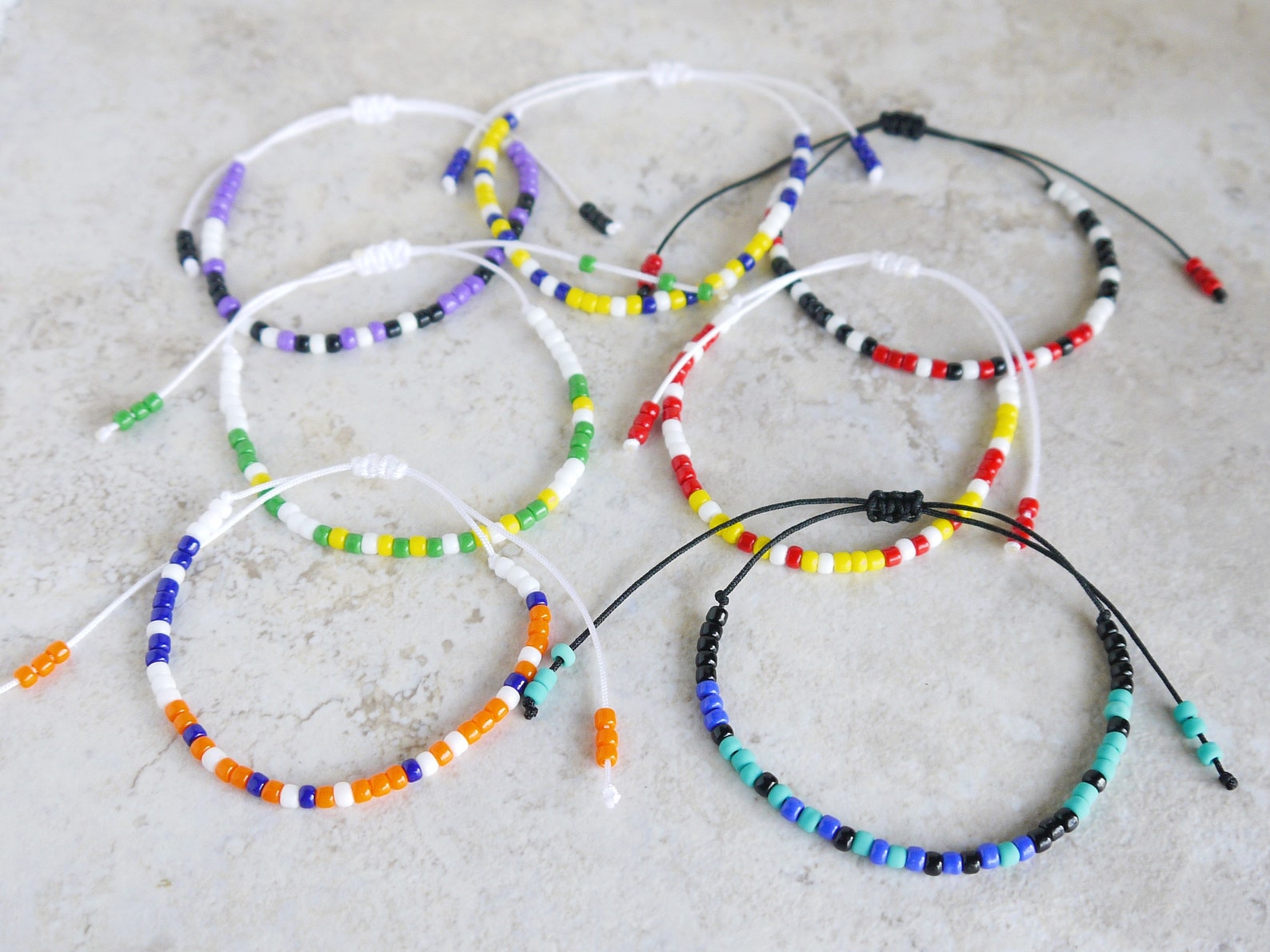 Custom Morse Code Bracelet in Sports Team Colors Personalized Gift for ...