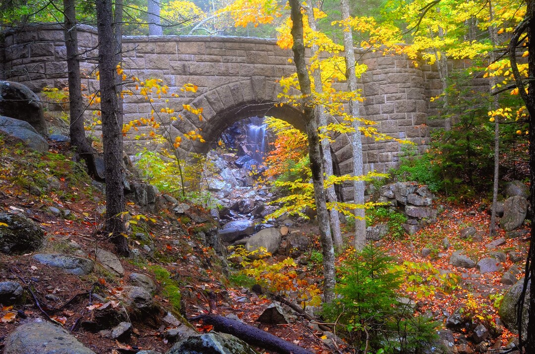 Acadia National Park, Desert Island, Hemlock Bridge, Carriage Roads ...