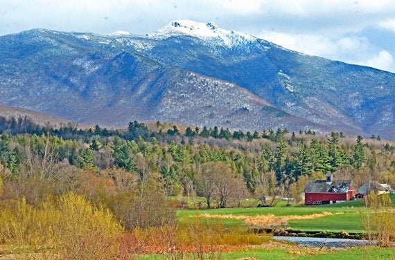 Vermont Scenic Mt. Mansfield Cambridge VT Spring Snowfall | Etsy