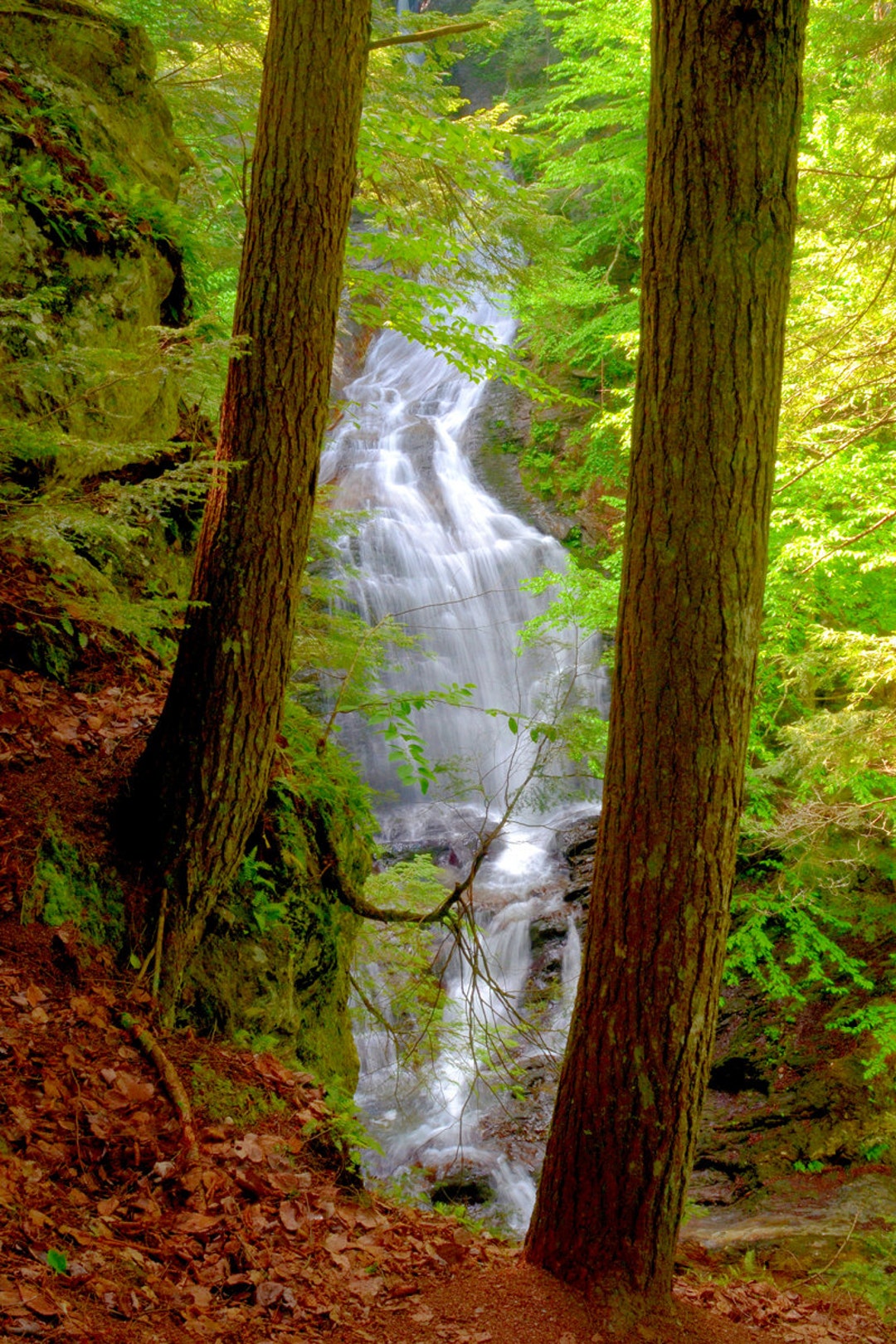 Spring Scenic Photo, Vermont Waterfall, Waterfall and Trees, Pretty ...