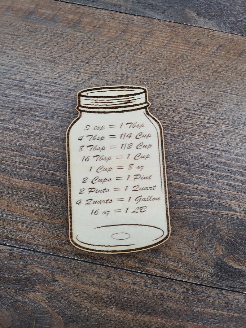 Measurement Conversion Magnet - Etsy