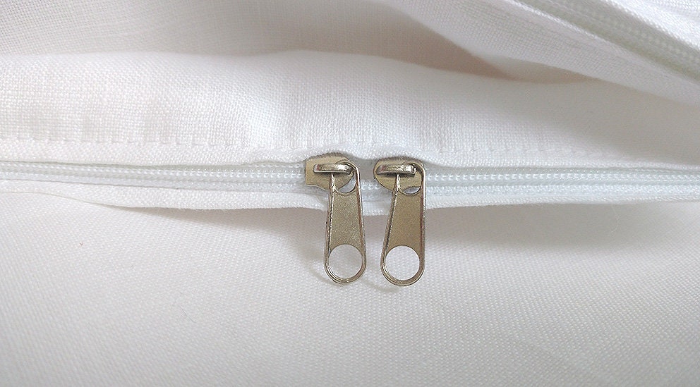 Twinsinglecustom Linen Mattress Cover With Long Zipper. - Etsy