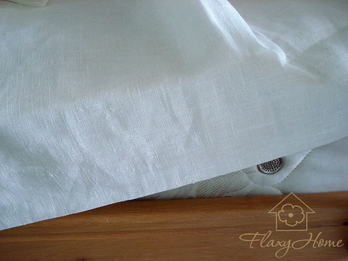 Natural Linen Bed Sheet, Eco Bed Sheet, Organic Flax Sheet. Any Size ...