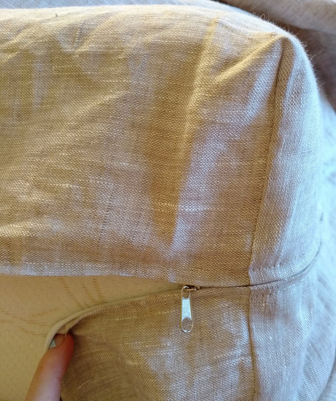 Twinsinglecustom Linen Mattress Cover With Long Zipper. - Etsy