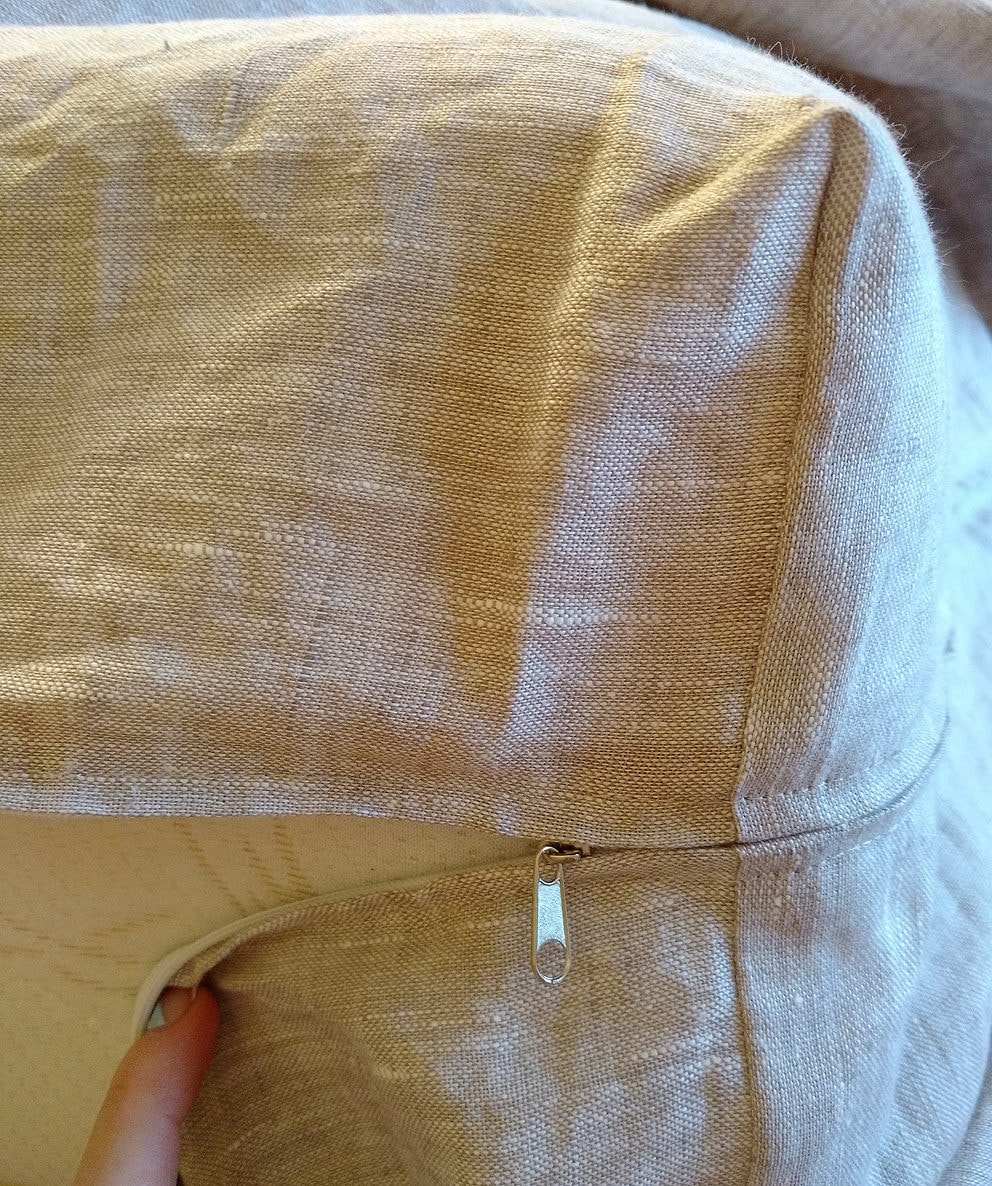 Twin,single,custom Linen Mattress Cover With Long Zipper. Eco-friendly ...