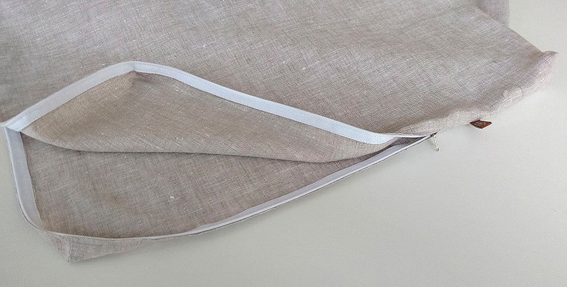 Twinsinglecustom Linen Mattress Cover With Long Zipper. - Etsy
