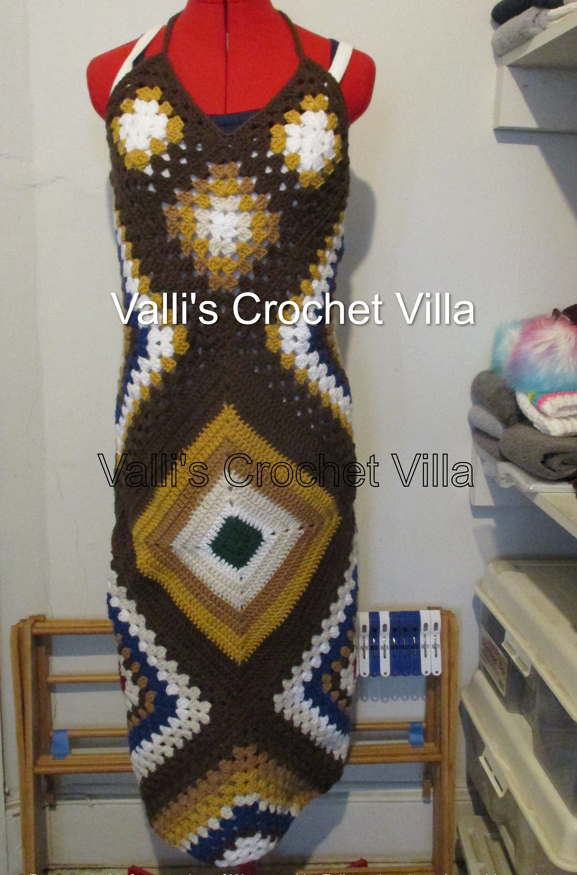 PATTERN ONLY Ameena Granny-square Dress - Etsy