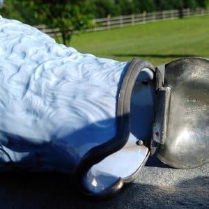 Antique Victorian T Booth (hanley) Pewter Mounted Stoneware Ivy Tree ...