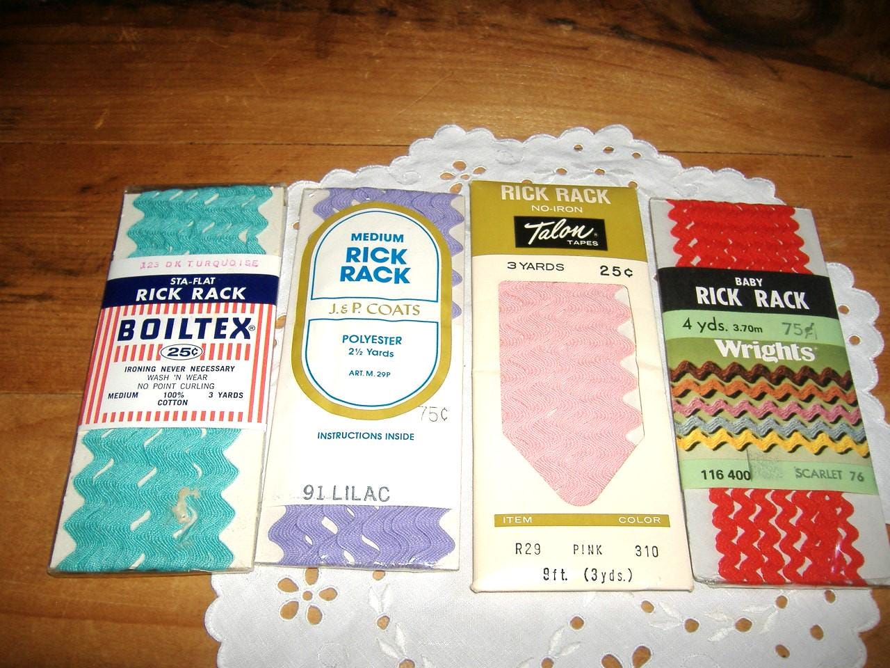 12.5 Yards of Vintage Rick Rack • Colorful Mix - Etsy