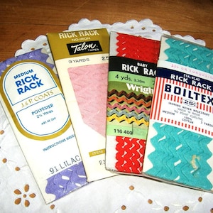 12.5 Yards of Vintage Rick Rack • Colorful Mix - Etsy