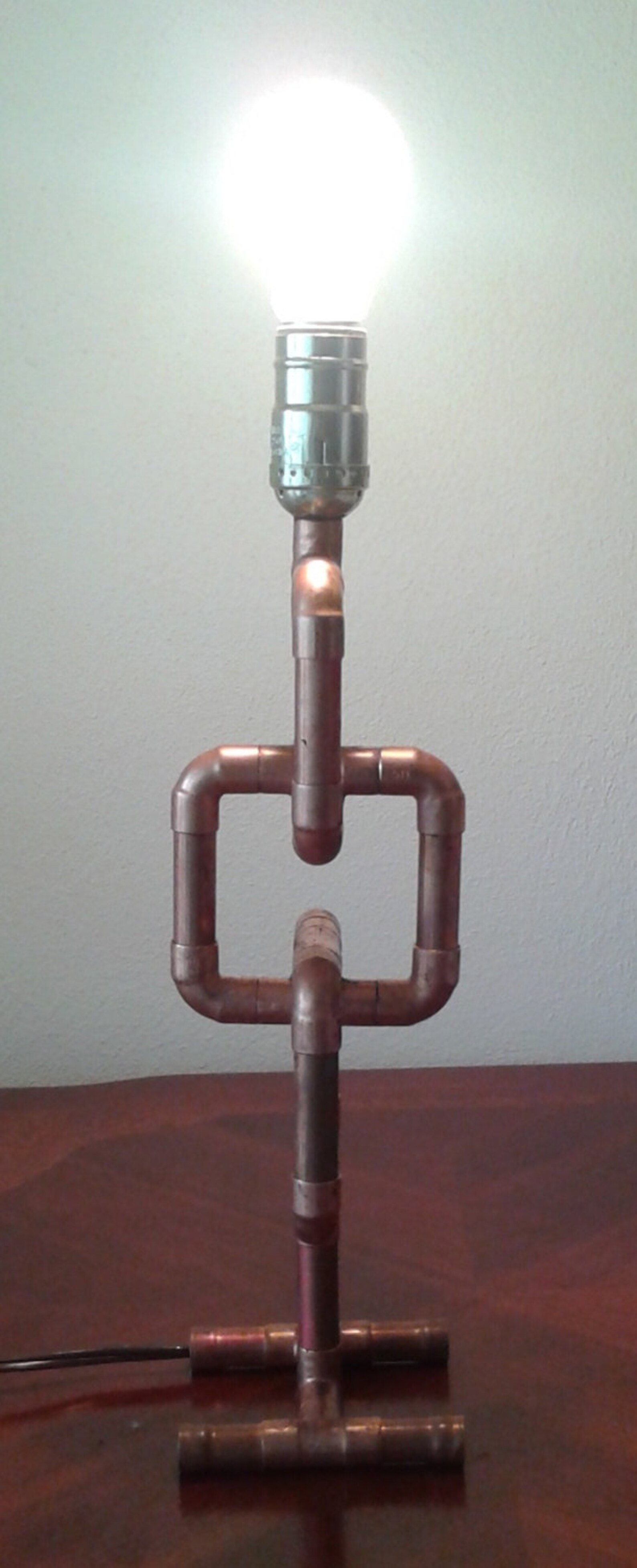 Copper Pipe Lamp "the Link" - Etsy