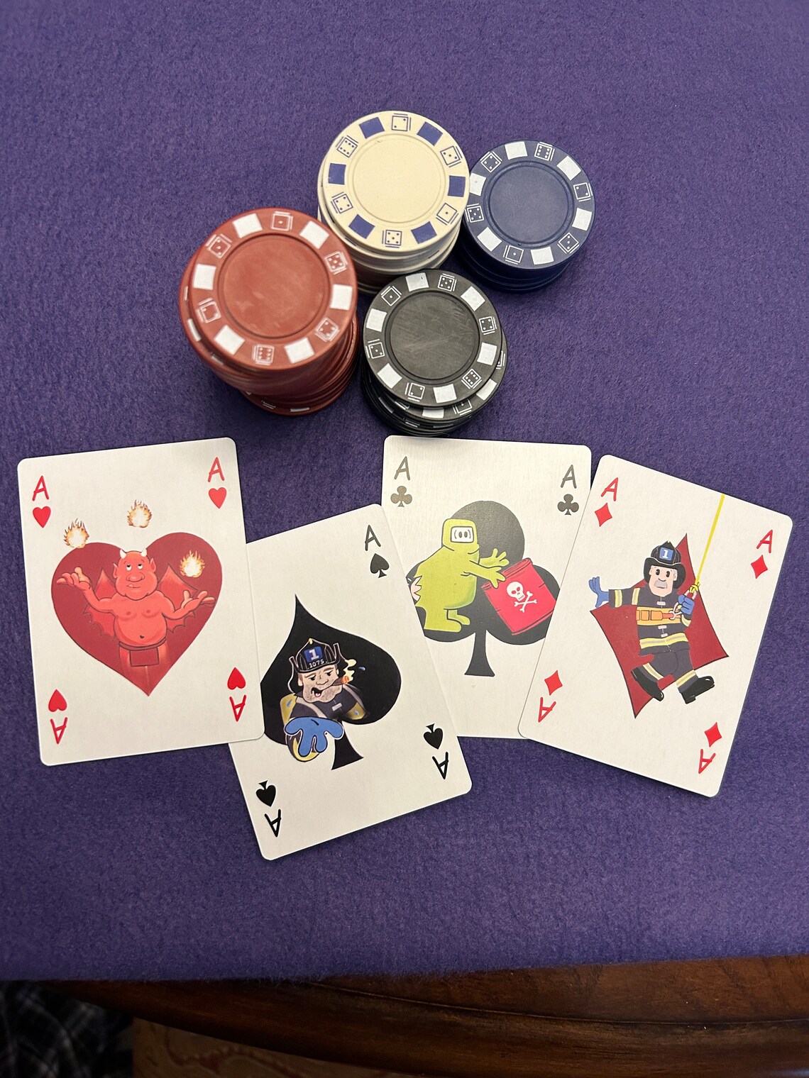 Firefighter Playing Cards Fire Fighter Poker Cards Perfect - Etsy