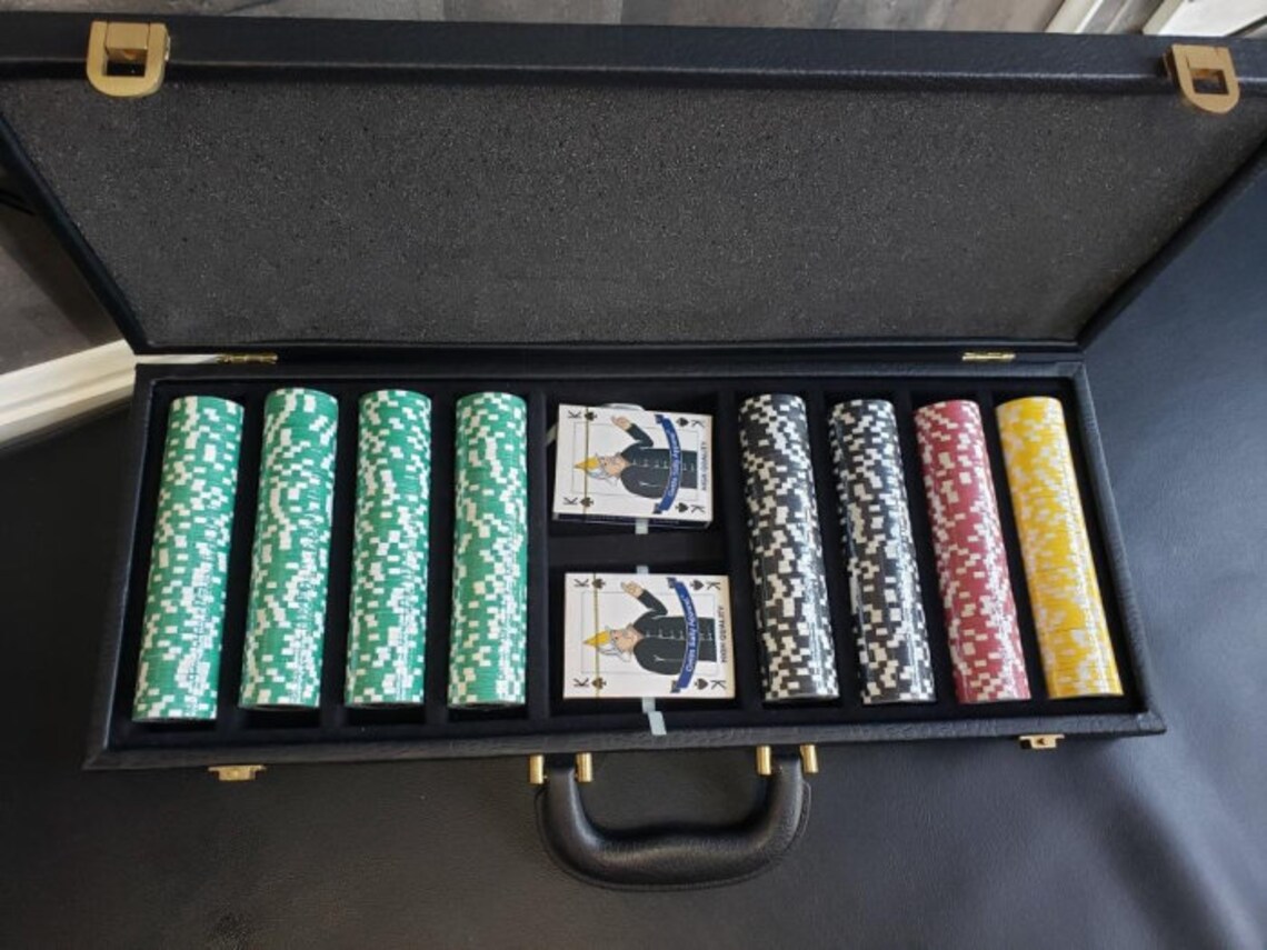 Firefighter Poker Chip Set: Custom Playing Cards, Leatherette Case - Etsy