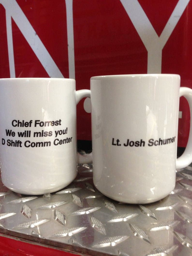 Chief Firefighter Coffee Mug: Vintage FDNY Cartoon, Extra Large 15oz - Etsy