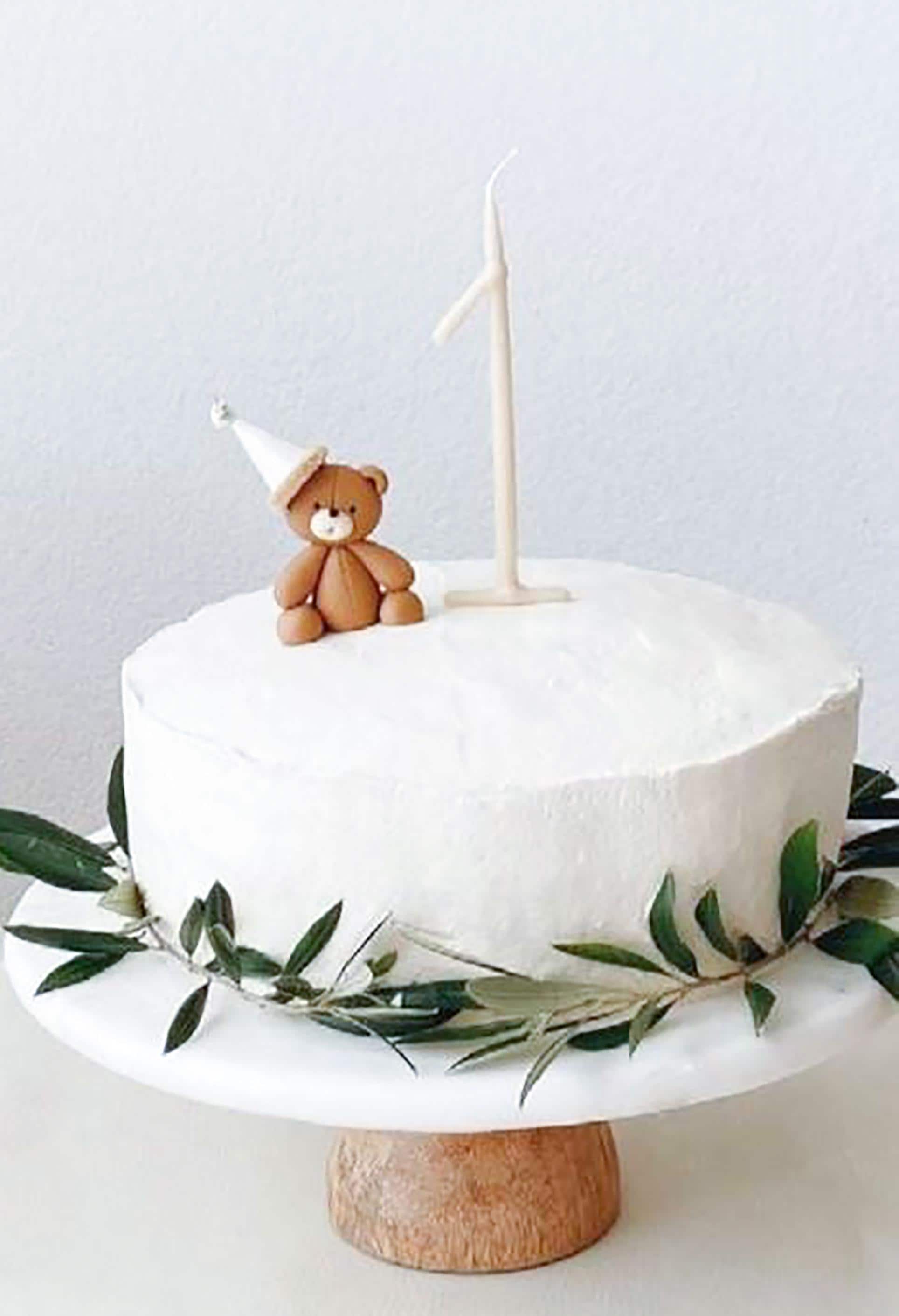 3 Mini Bear, Edible 3D Bear Cake Decoration Fondant Topper, Woodland ...